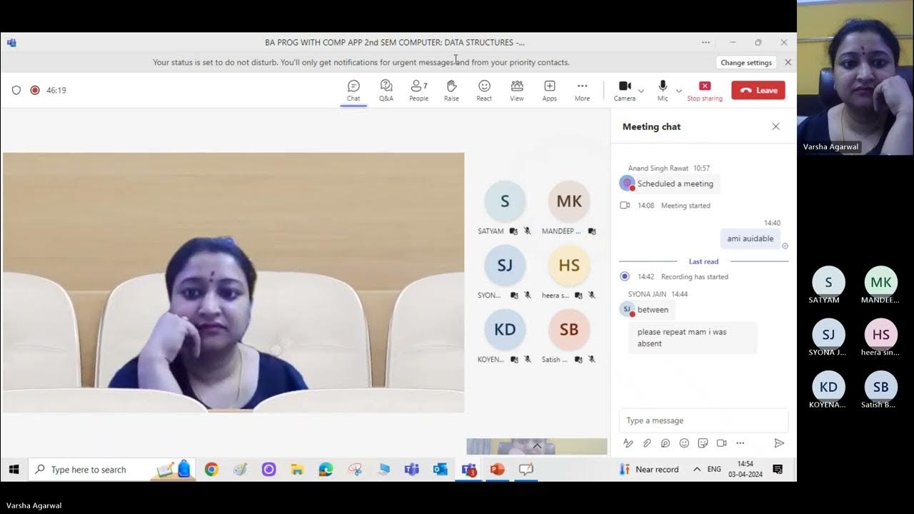 Computer (Data Structures-Stacks-Queue As An Adt, Stacks Using Arrays) - VARSHA AGARWAL - YouTube