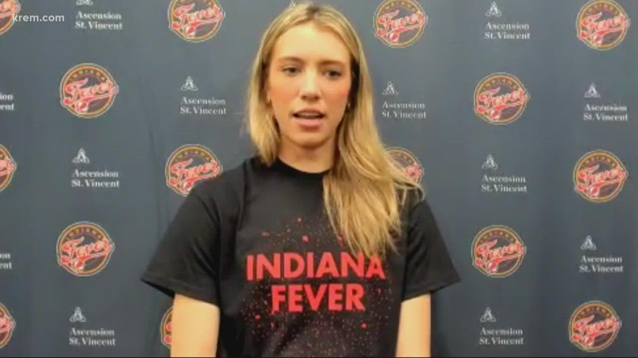 Lexie Hull gives first WNBA press conference since being picked sixth ...
