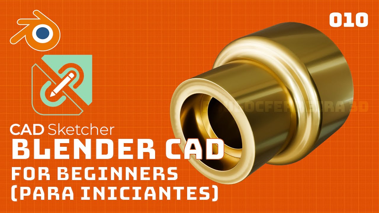 CAD no Blender com CAD Sketcher - Blender CAD para iniciantes 010 - YouTube
