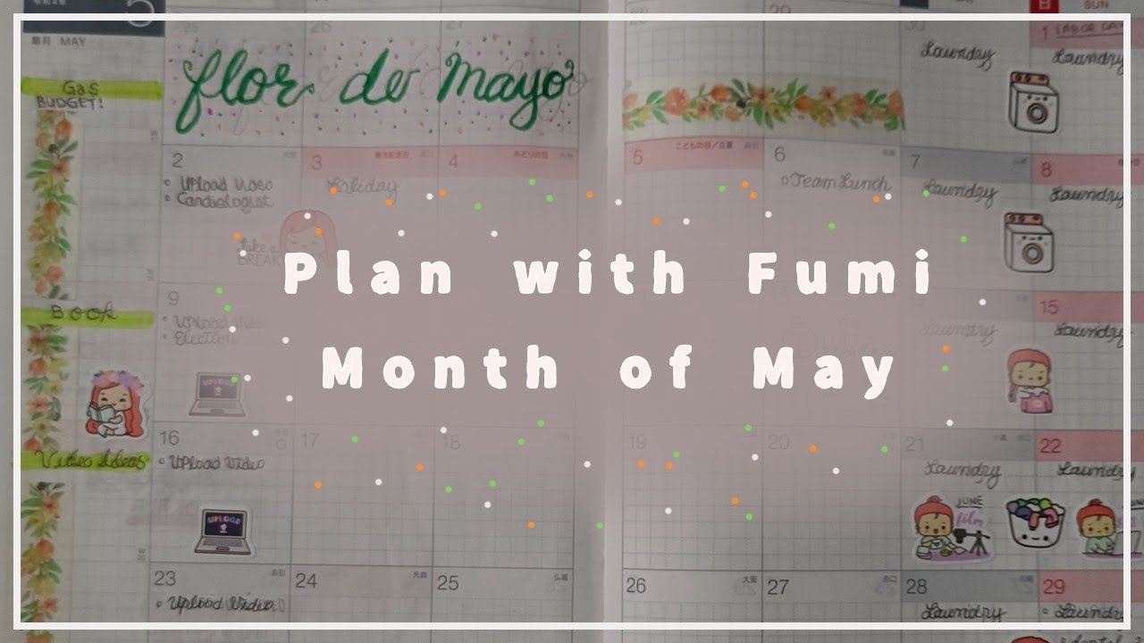 Month of May || Monthly Planning || Plan with me - YouTube