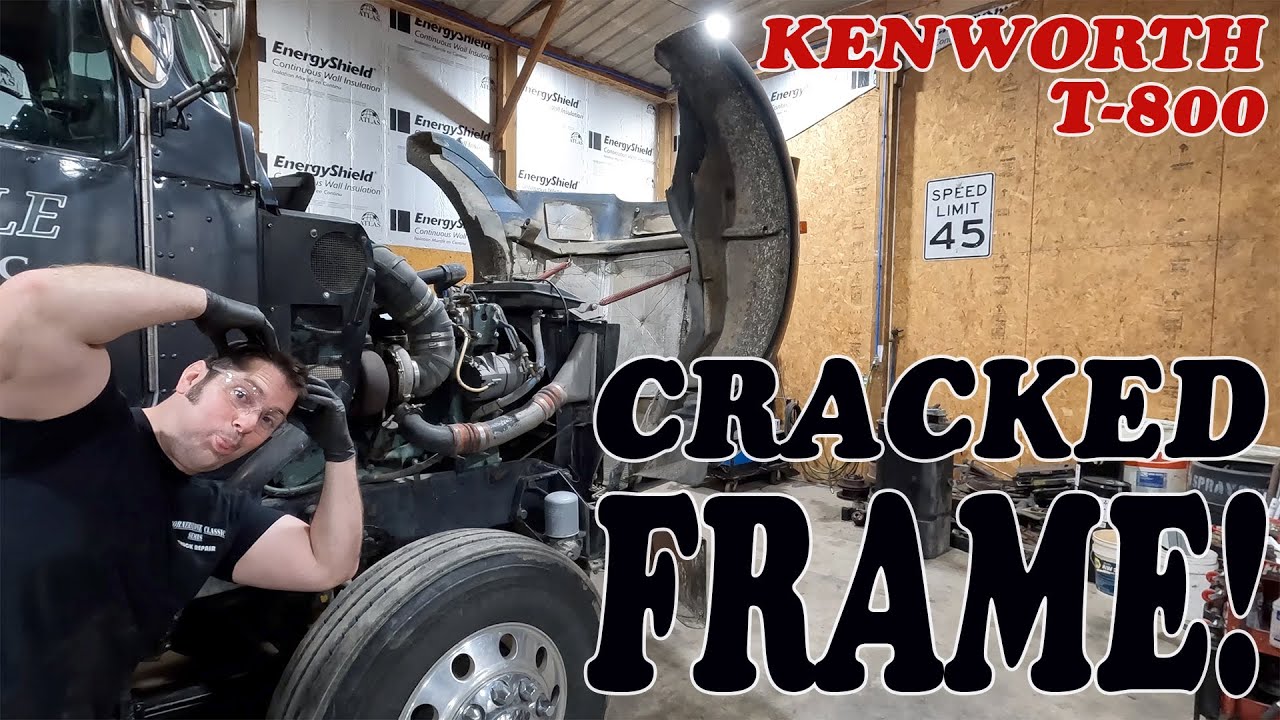 Kenworth Truck, Cracked Frame Repair & Suspension Rebuild!! - YouTube