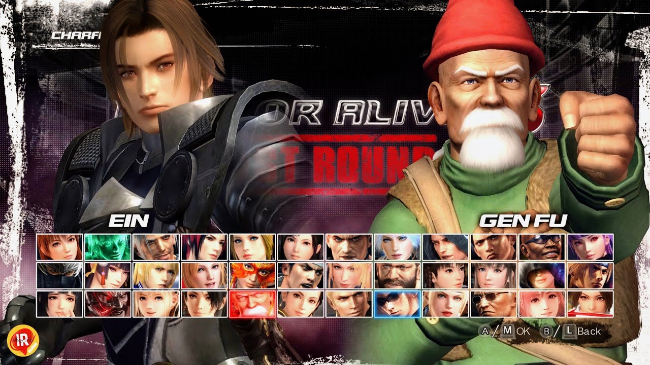 { Dead or Alive 5 Last Round } Ein vs Gen Fu (Vs-Solo Match) - YouTube