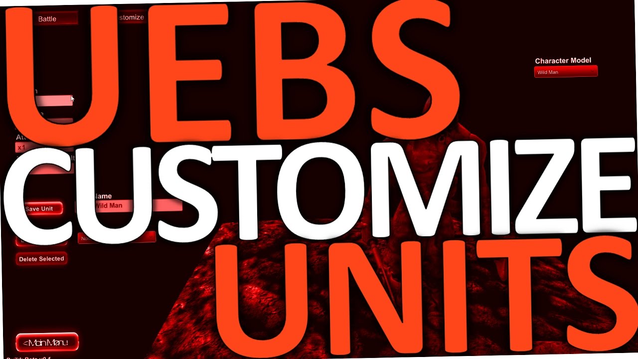 Ultimate Epic Battle Simulator - How to customize Units (UEBS) - YouTube