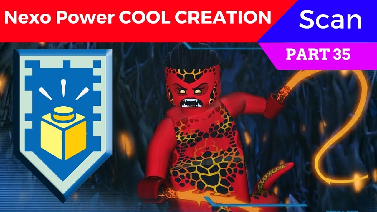 Lego Nexo Power COOL CREATION part 35 Scan and Enjoy - YouTube