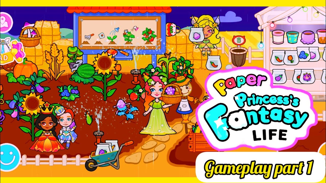 Paper princess fantasy life gameplay part 1 - YouTube