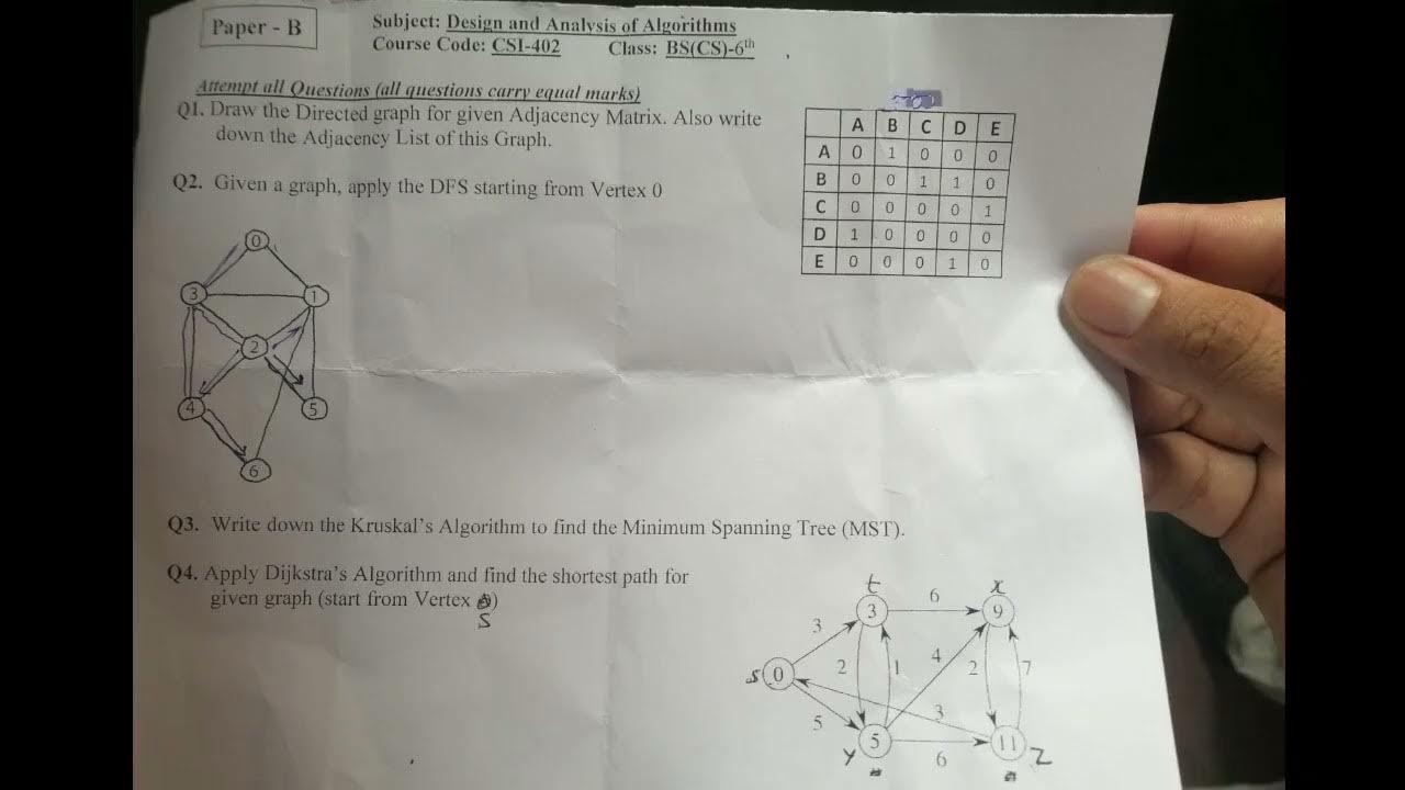 bscs 6sem gcuf final exam 2023 - YouTube