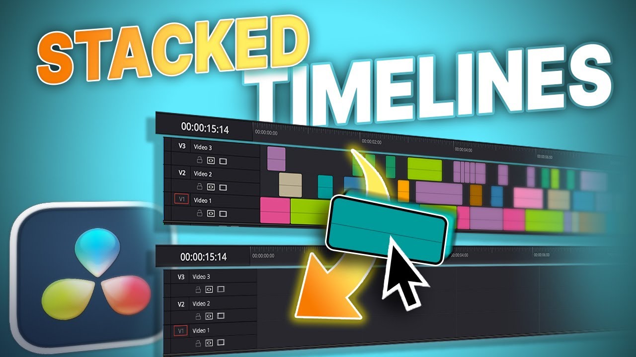STACKED Timelines in Davinci Resolve — Pancake Timelines, One on Top of ...