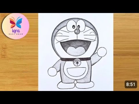 How to Draw Doraemon Drawing step by step ||Easy Drawing for beginners ...