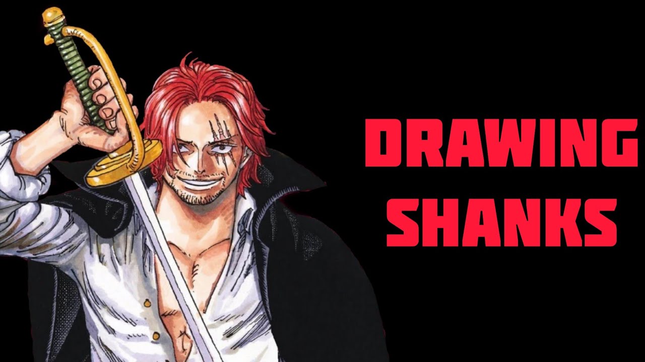 Drawing SHANKS From ONE PIECE | Sketch X - YouTube