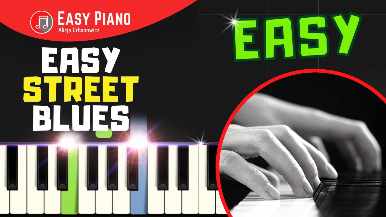 Easy Street Blues - Piano Tutorial for Beginners I Easy Sheet Music PDF ...
