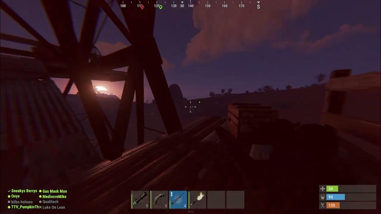 Rust rocket pvp - YouTube