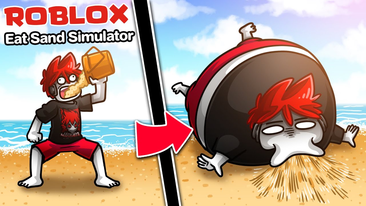 Roblox : Eat Sand Simulator 🏜️เมื่อคุณบ้านจนเกิน ถึงขนาดกินทรายประทัง ...