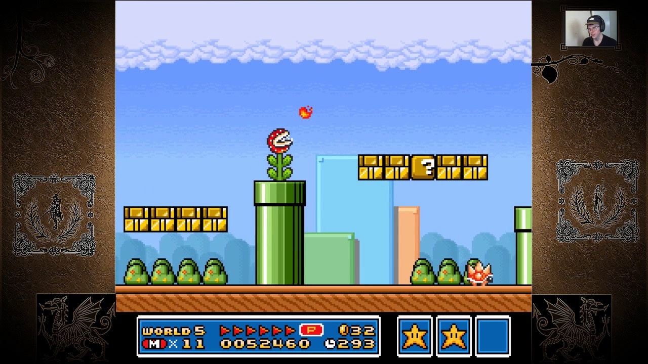 Sleepy playing Mario All Stars+ Part 13 (Super Mario 3) - YouTube