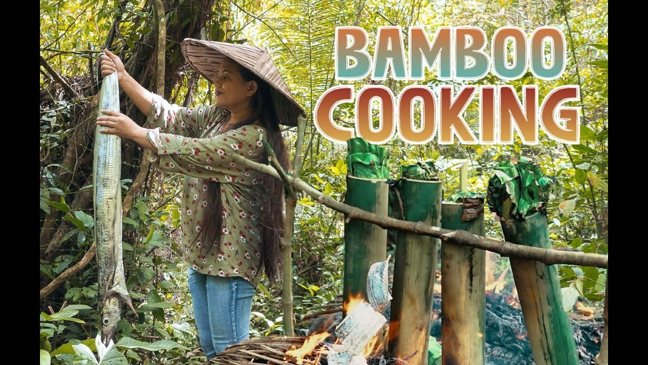 Bamboo Cooking Near the Stream: Forest Cooking in the Philippine ...