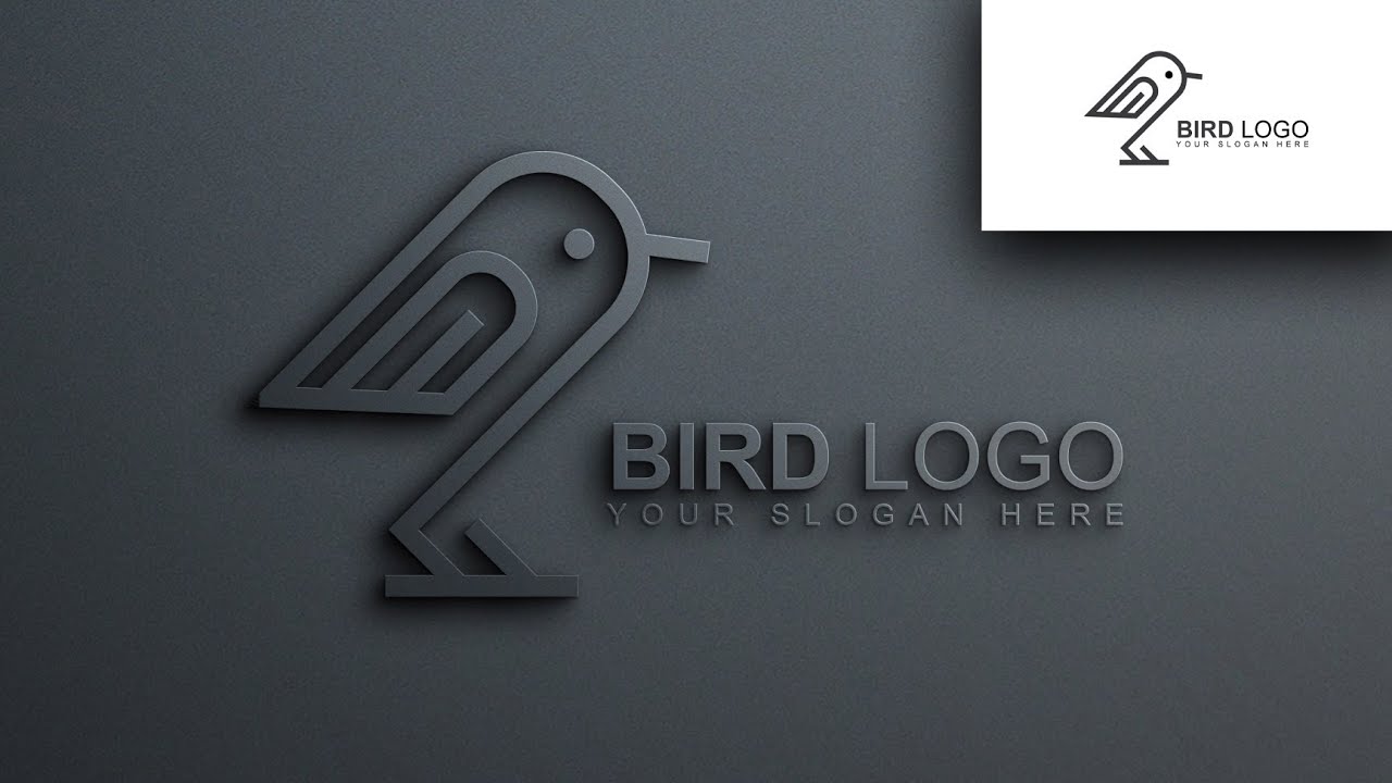 Bird Logo Design Tutorial in Adobe Illustrator | How to Design a Logo ...