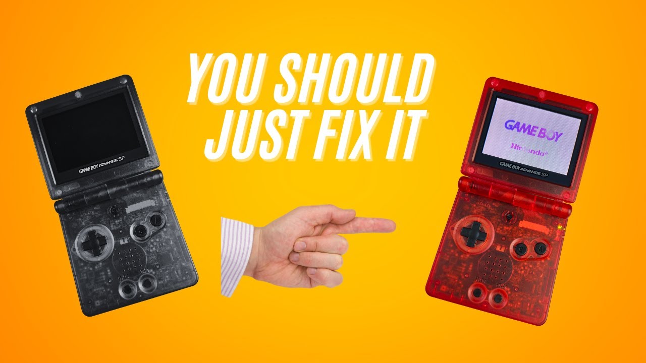 GBA SP Power Switch Fix & Cleaning (No parts needed) - YouTube