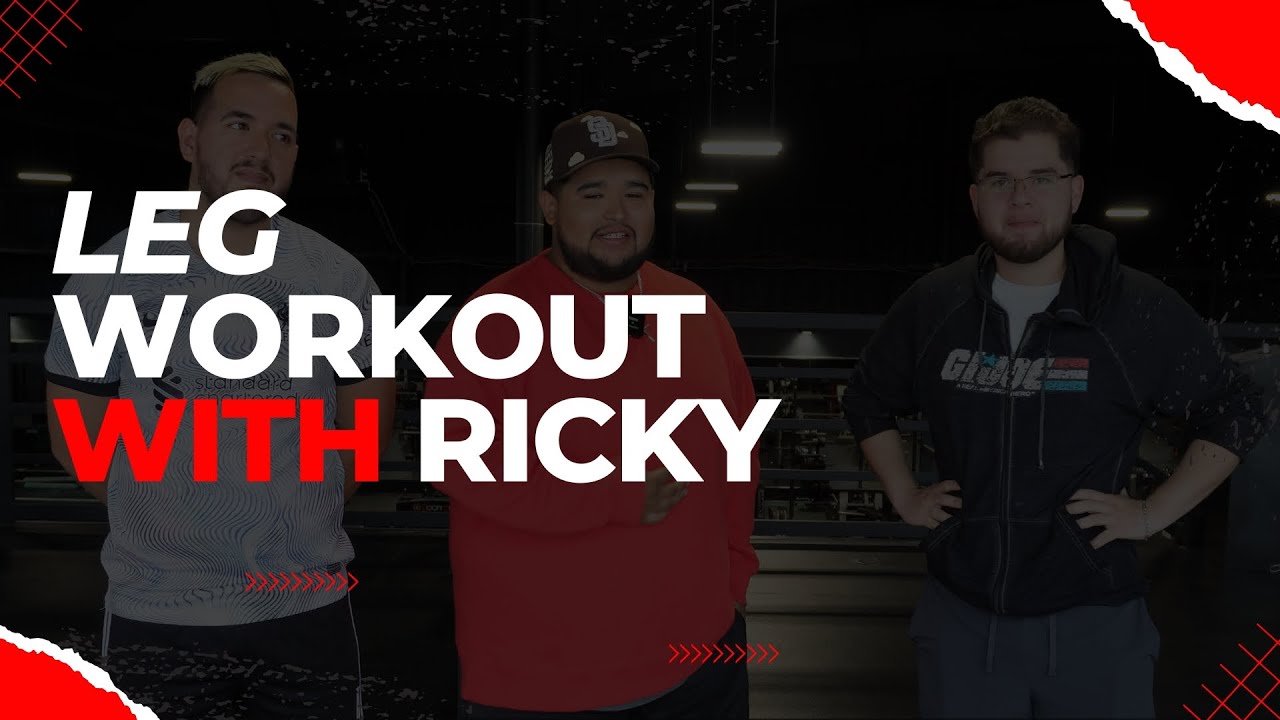 LEG WORKOUT WITH RICKY - YouTube