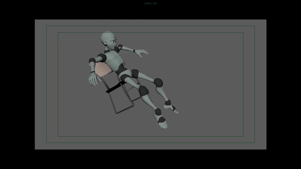 Chair Fall Animation - YouTube