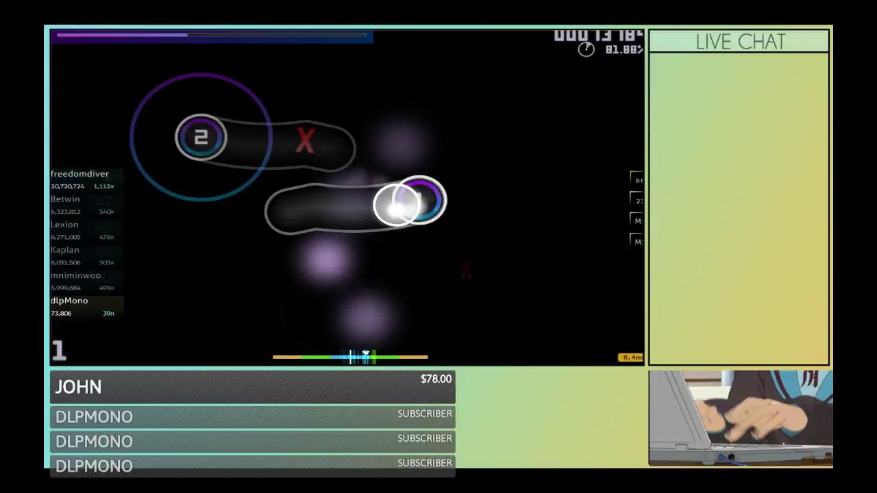 [Osu Stream] Нуб с 2K pp - YouTube