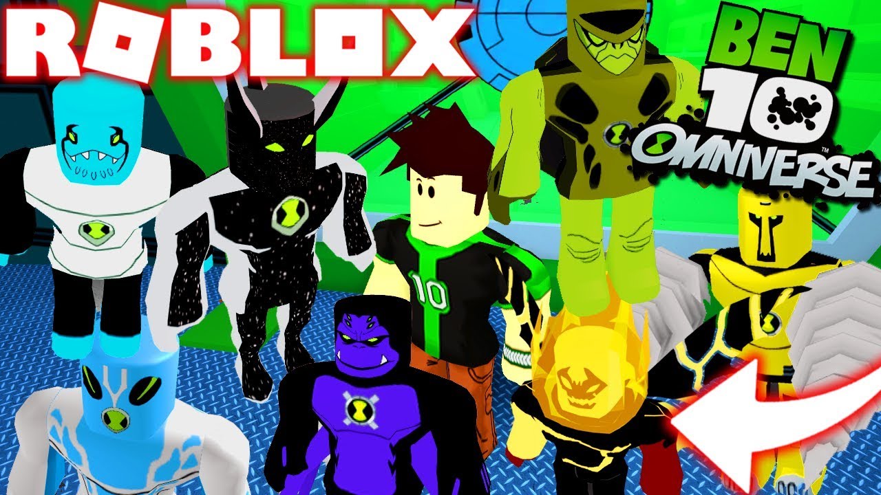 ROBLOX ! - BEN 10 OS NOVOS ALIENS DE GELO DO OMNITRIX - SIMULADOR ...