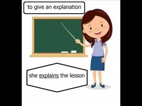 EXPLAIN / meaning (images) - YouTube