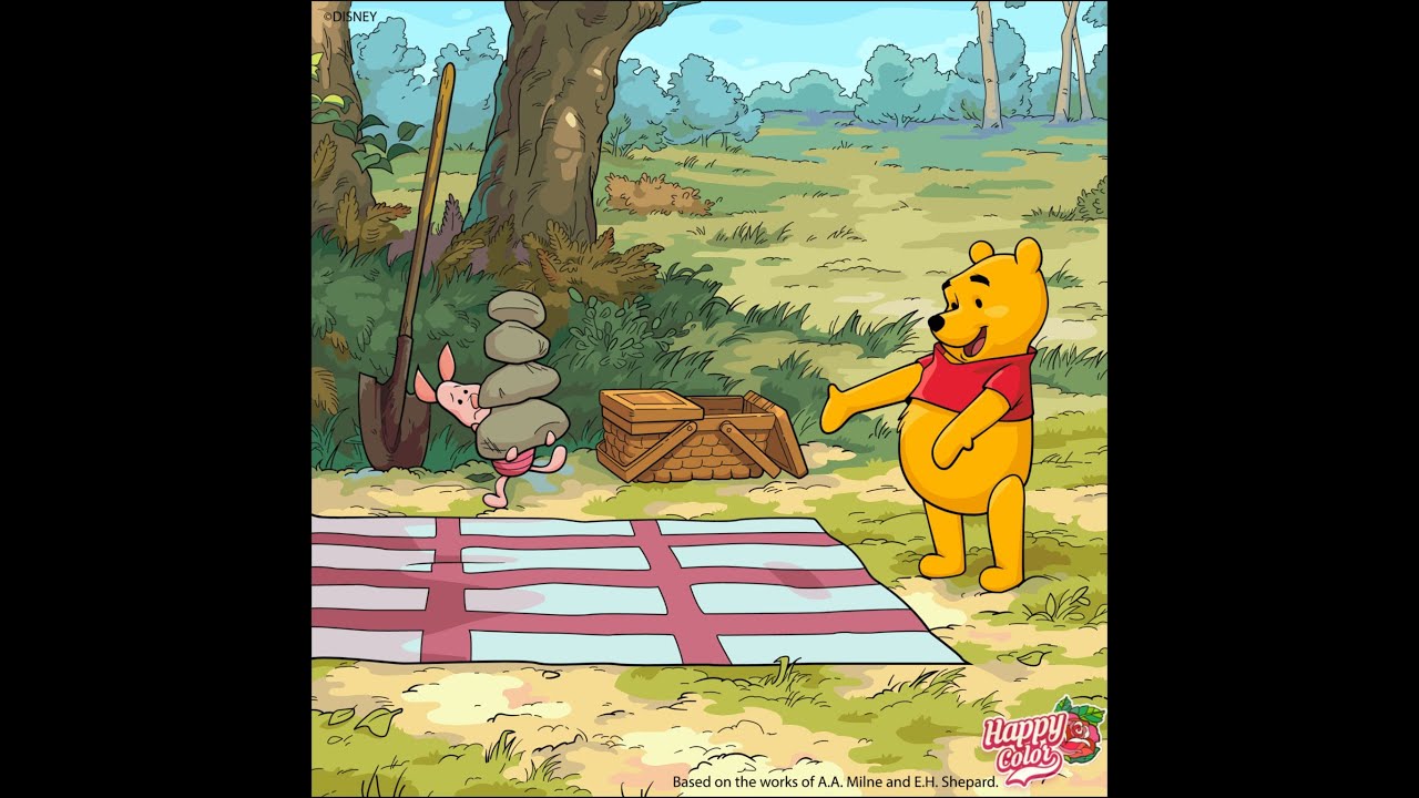 The picnic Winnie the Pooh & Piglet - YouTube