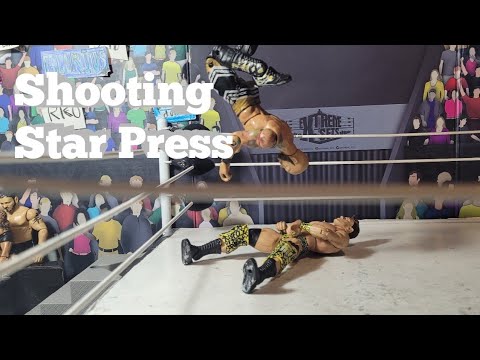 Ricochet Shooting Star Press (wwe stop motion) - YouTube