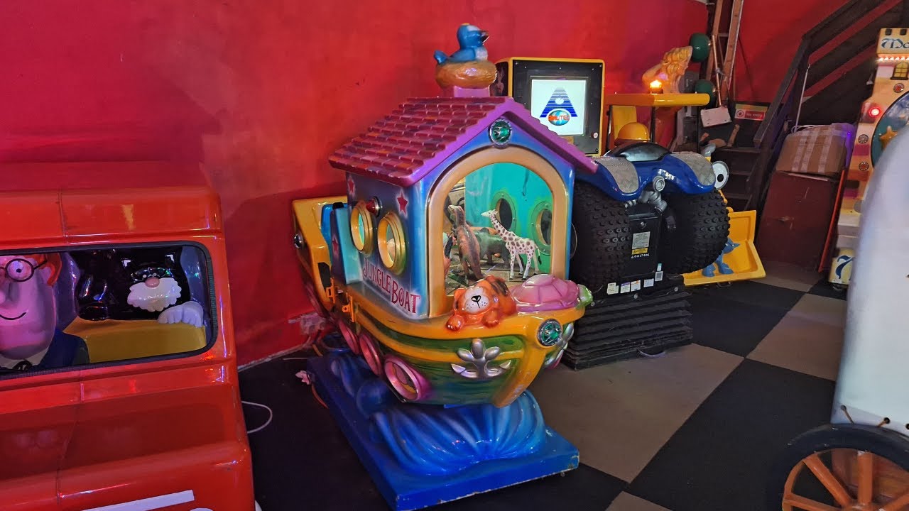 Cogan Jungle Boat Kiddie Ride - YouTube