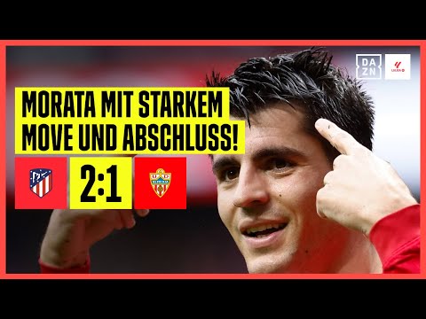 Schickes Morata-Solo leitet Pflichtsieg ein: Atletico Madrid - Almeria 2:1 | LaLiga | DAZN Highlight