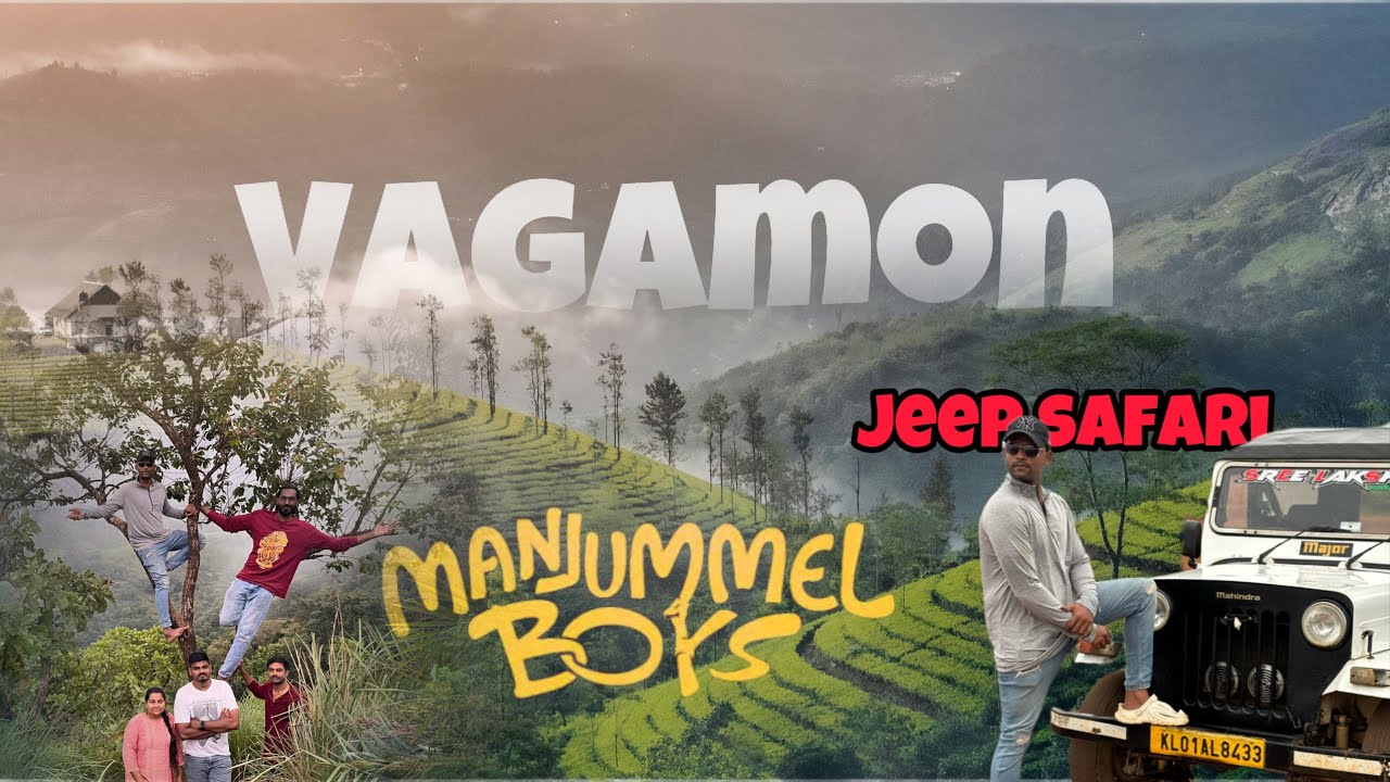 Vagamon jeep safari | off road adventure | foggy climate | 4 view ...