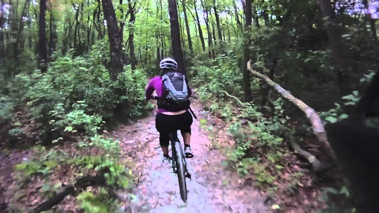 MTB Riding the CCC forest blackwood NJ - YouTube
