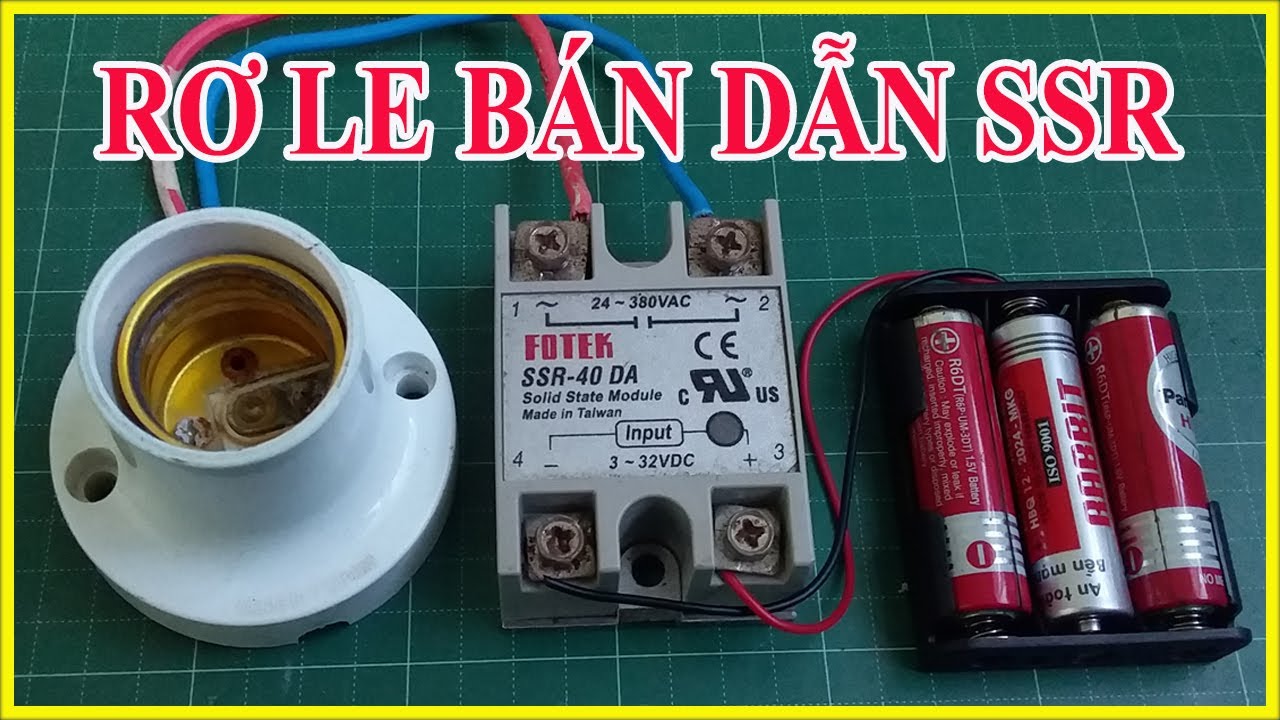 Rơ Le Bán Dẫn SSR | Solid State Relay | Điện Nước 365 - YouTube