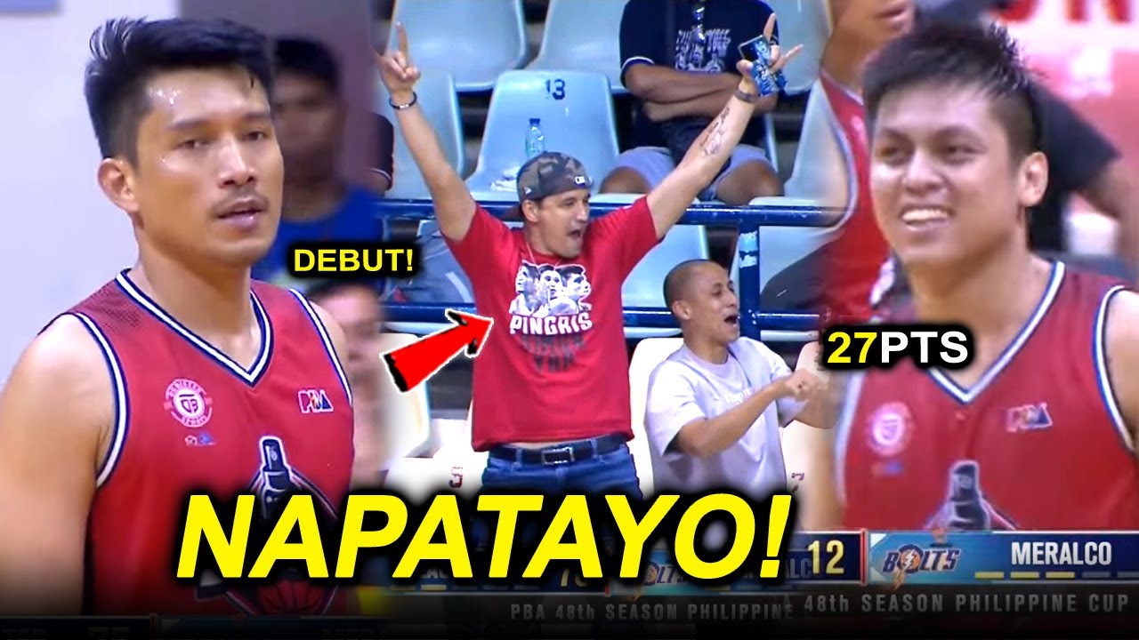 NAPATAYO si Marc Pingris sa ginawa ni James Yap Blackwater Debut ...