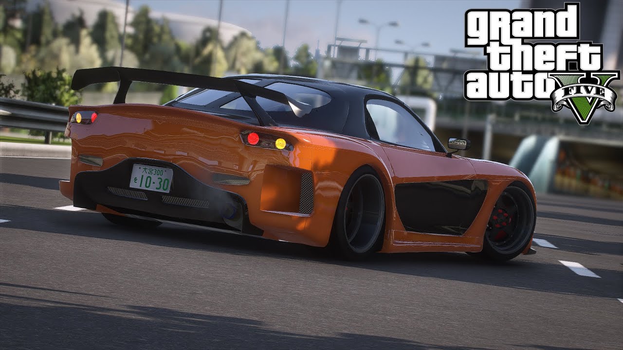 GTA V สอนลงMod Mazda Rx7 FD3S + Sound Mod Mazda RX7 Add-On - YouTube