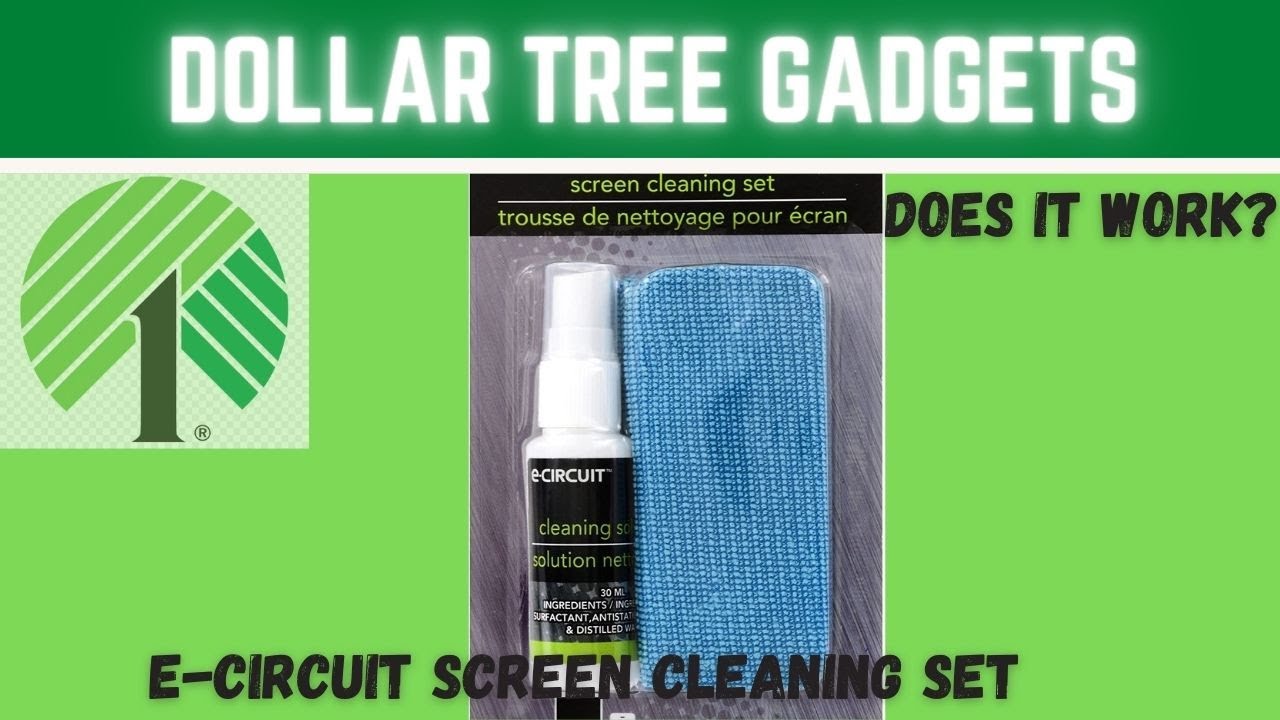 Dollar Tree Gadgets...Do They Work? | Smartscreen Cleaning Set #shorts ...