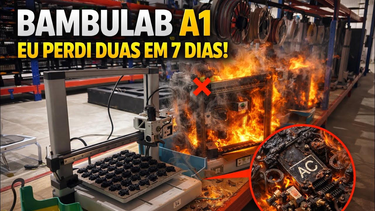 PERDI 2 BAMBU LAB A1 EM 7 DIAS (E O MOTIVO ASSUSTA) - YouTube
