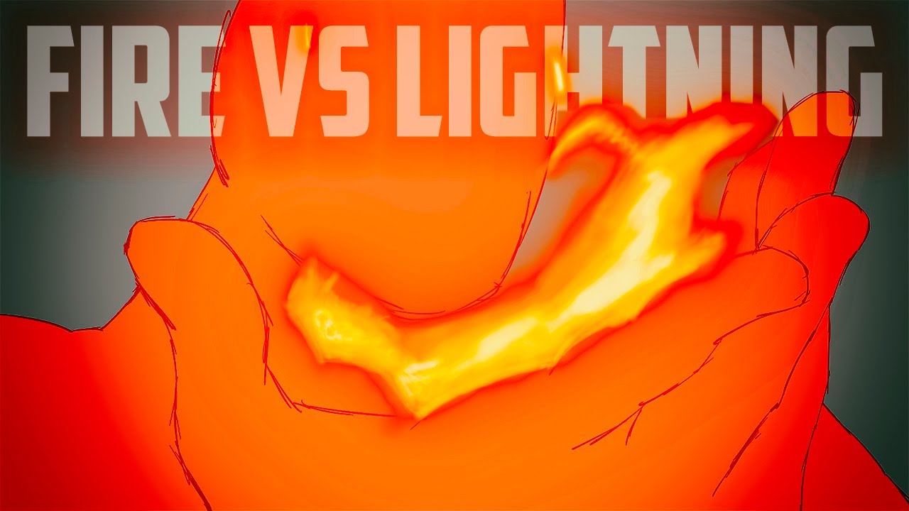 Fire vs Lightning Sakuga Animation | AA Studios - YouTube