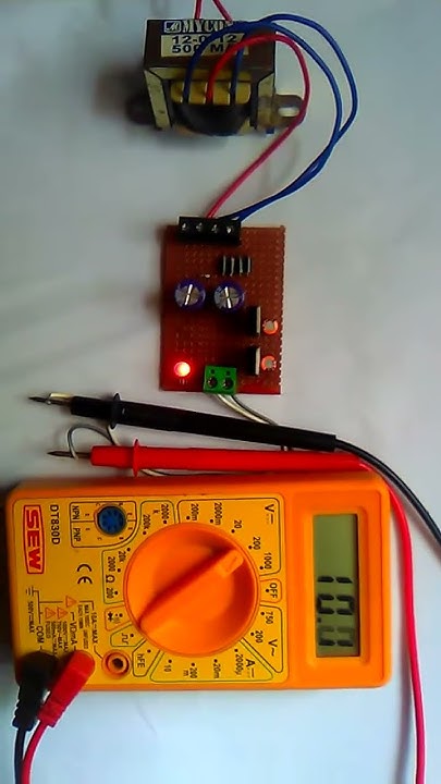 +5V and -5V Dual Regulated Power Supply - YouTube