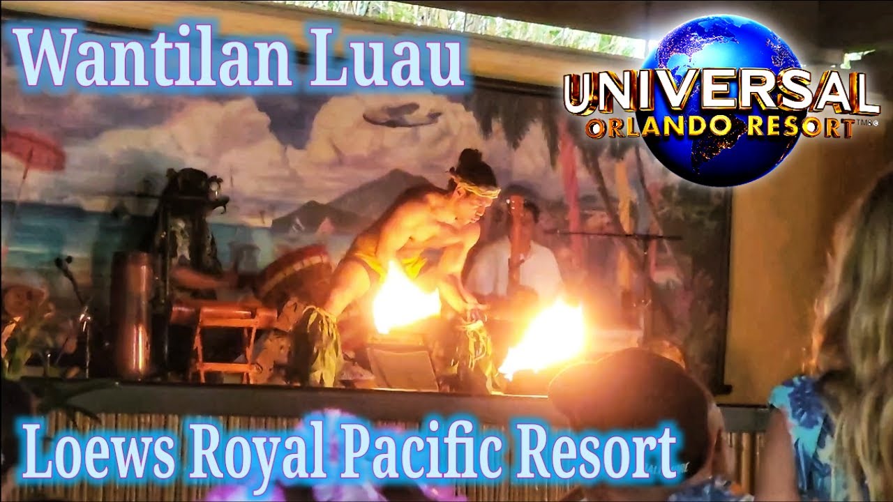 Hawaiian Luau at Universal Studios Orlando Royal Pacific Resort - Wantilan Luau - YouTube