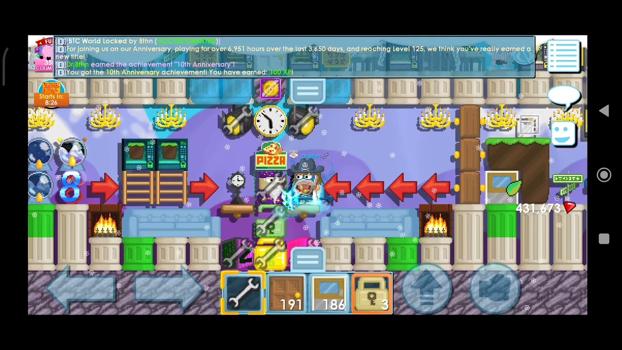 Growtopia - Getting 10th Anniversary Title (Old Timer) - YouTube