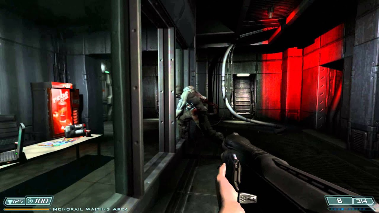 Doom 3: BFG Edition - A Commando that got stuck - YouTube