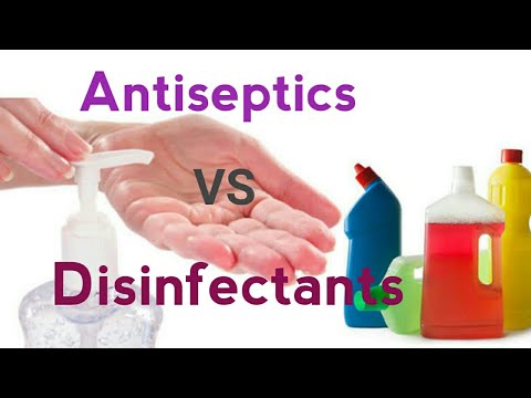 Antiseptics vs Disinfectants | difference between antiseptics and disinfectants (english & हिंदी ...