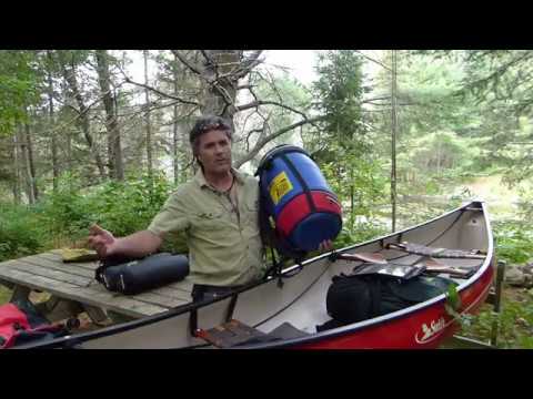 How to load a canoe for tripping - YouTube