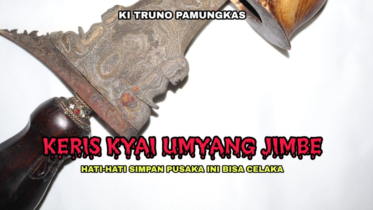 Keris ini tidak semua orang mampu menyimpannya (UMYANG BUNTEL MAYIT ) panjang satu meter - YouTube