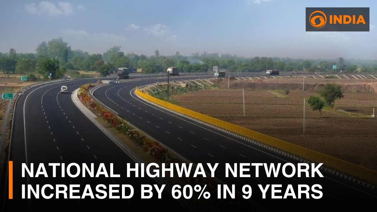 India: National Highway network increased by 60% in 9 years - YouTube