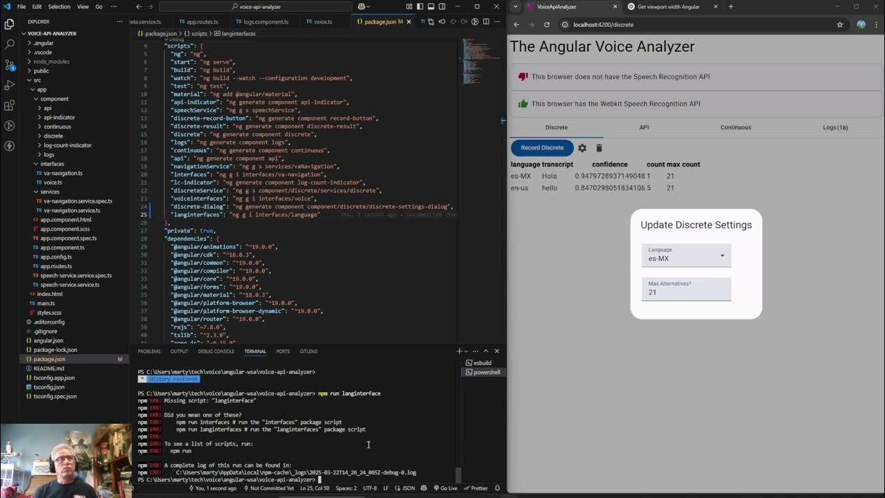 085 - Angular - Web API Speech Analyzer: Language Mapping - YouTube