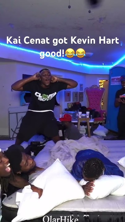Kai Cenat Gets Kevin Hart Good During Sleepover Stream ππ