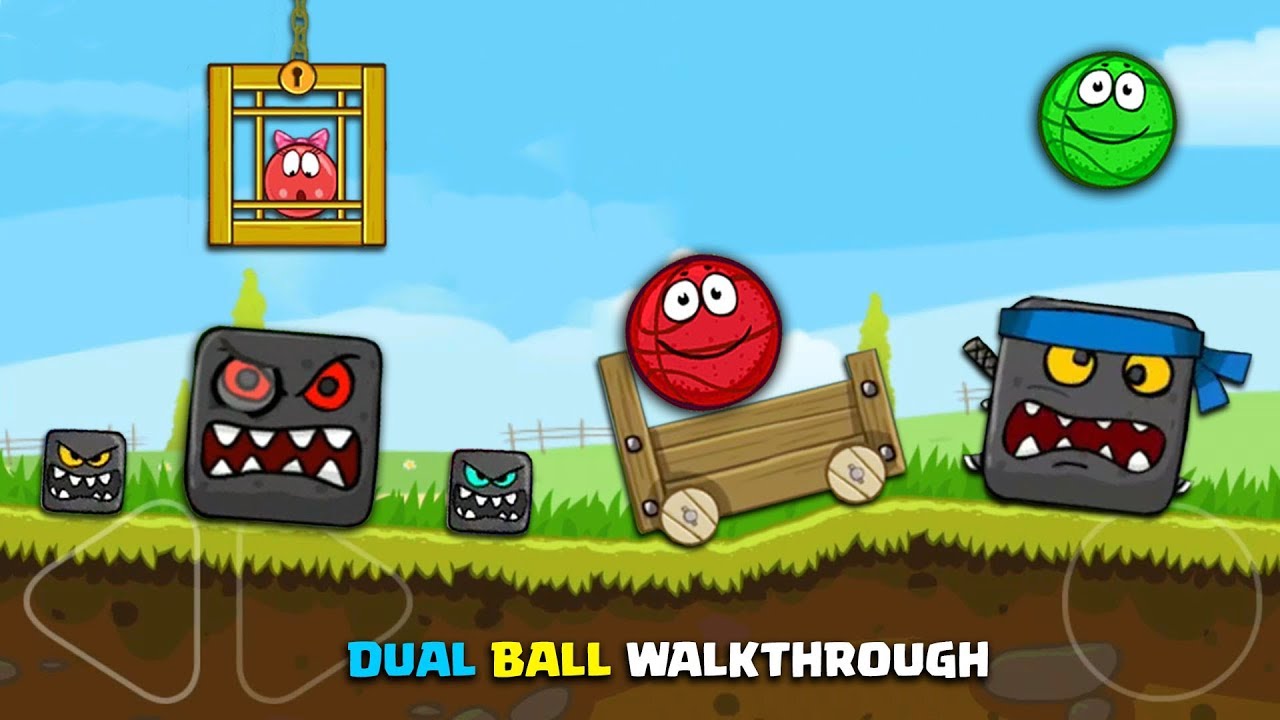 RED BALL 4 - DUEL BALL "Red & Green BasketBall" Green Hills vs Deep ...