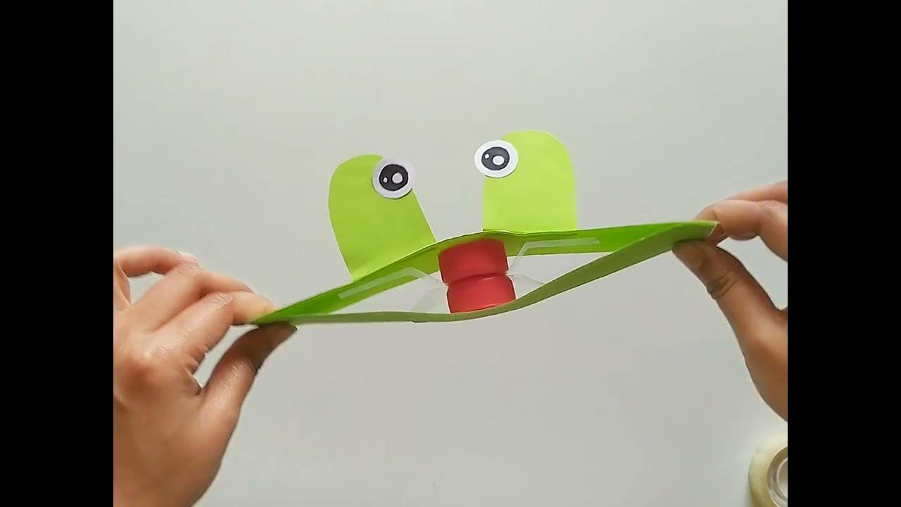 paper frog | origami craft | DIY | kidscraft | eitys creative kids ...