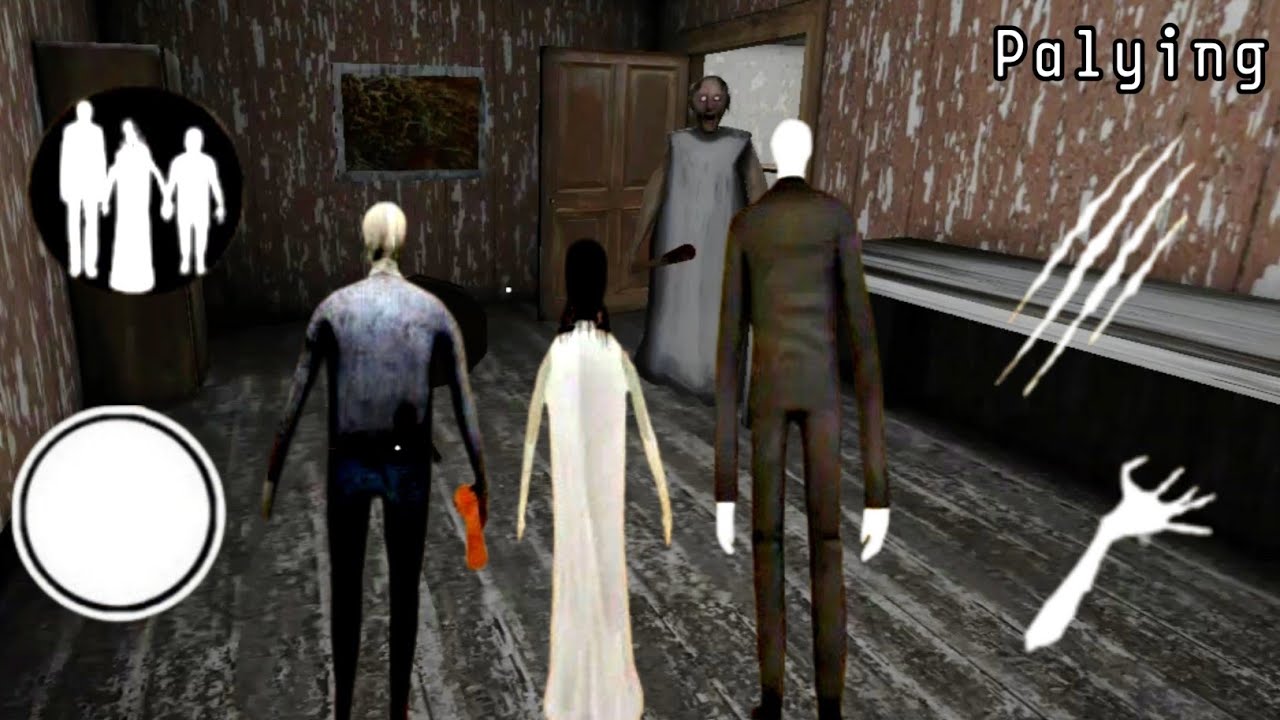 Palying As : Gendapa And Slendrina Slenderman Old House Door Escape ...